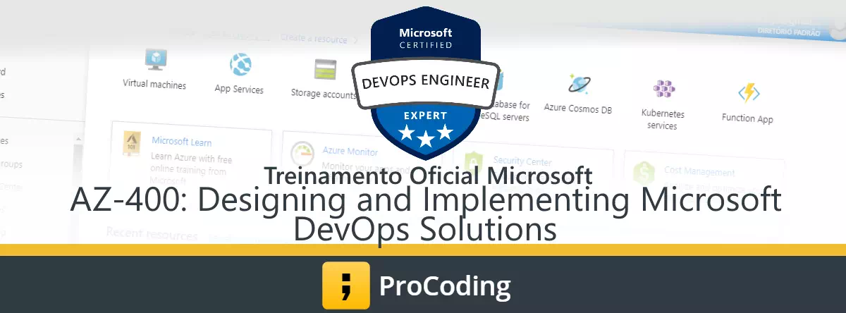 Formação Azure Developer Associate + DevOps Engineer Expert - ProCoding ...